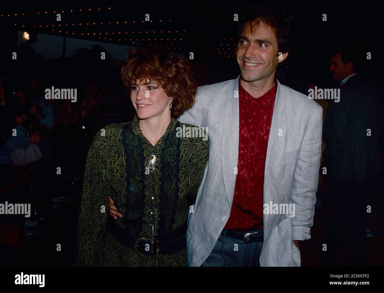 Los Angeles.CA.USA. LIBRARY. Ally Sheedy and Steve Ross. January 1987 ...