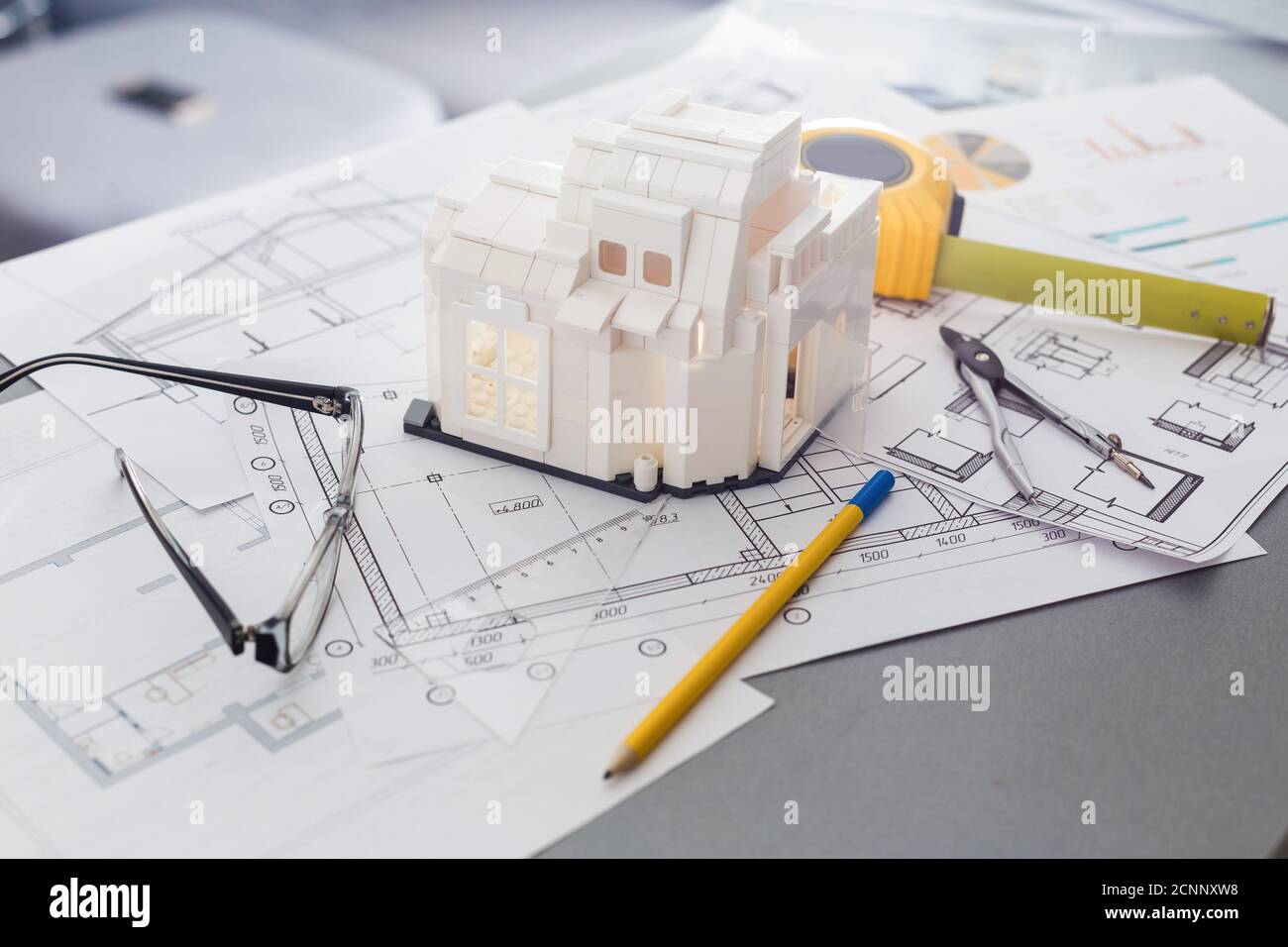 Architectural drawing pencils hi-res stock photography and images - Alamy