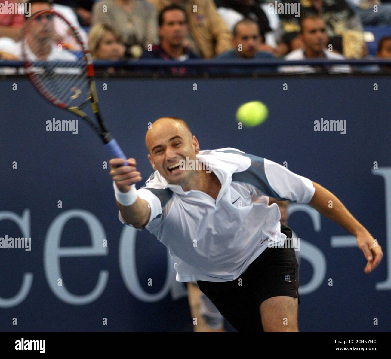Sport tennis forehand andre agassi hi-res stock photography and images ...