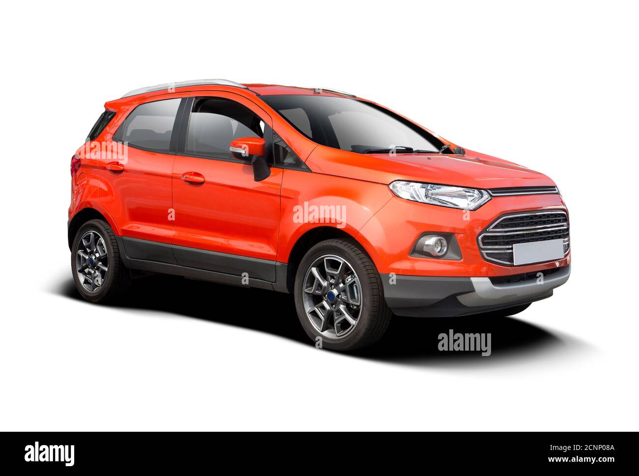 SUV car side view isolated on white Stock Photo - Alamy