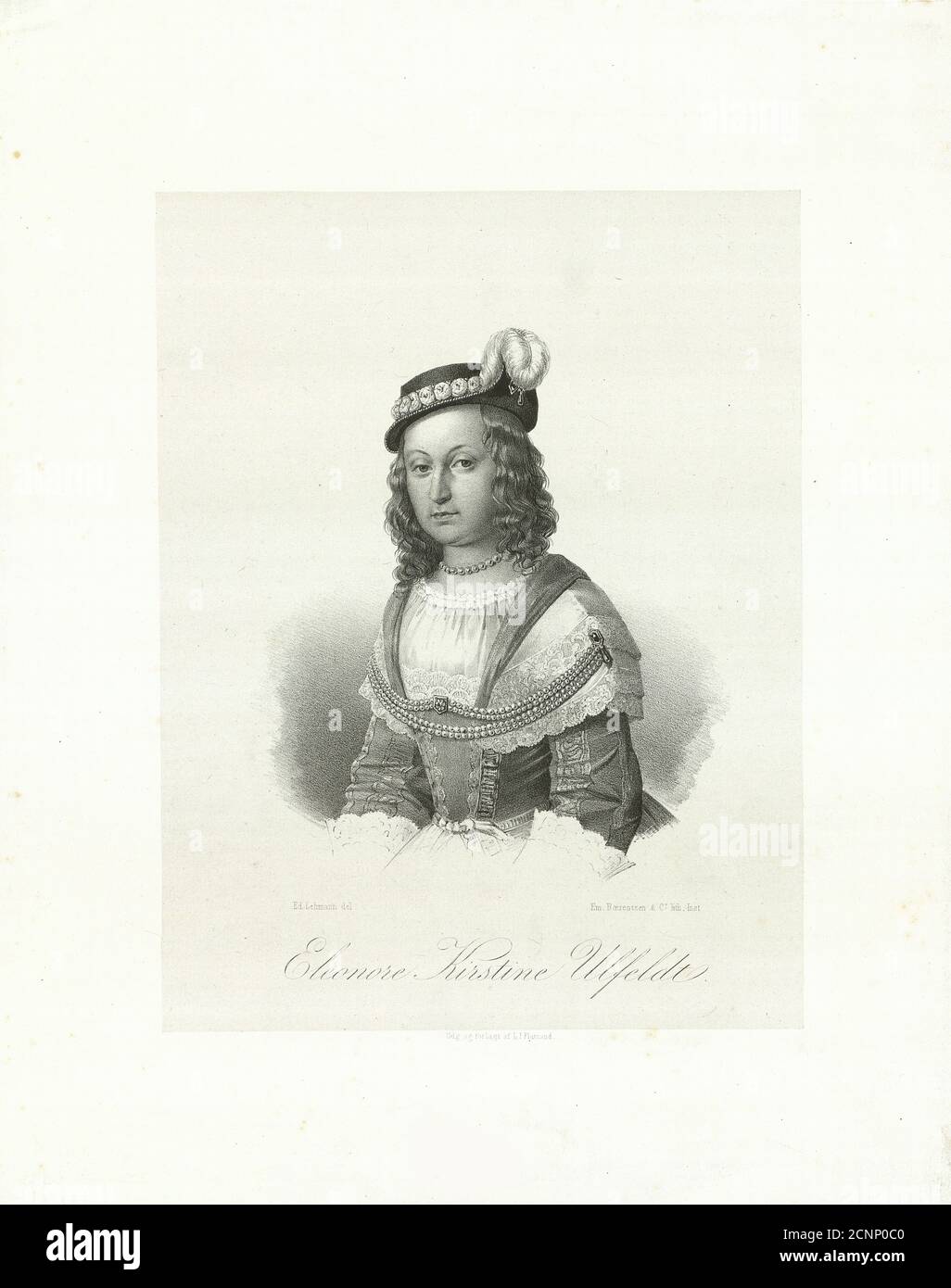 Leonora Christina, Countess Ulfeldt (1621-1698), 1847. Private ...