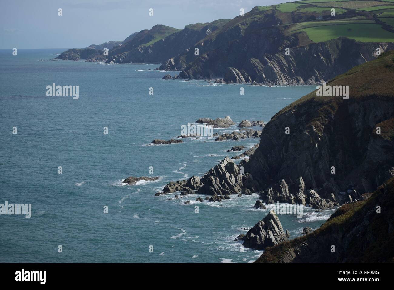 North Devon Coastline Stock Photo - Alamy