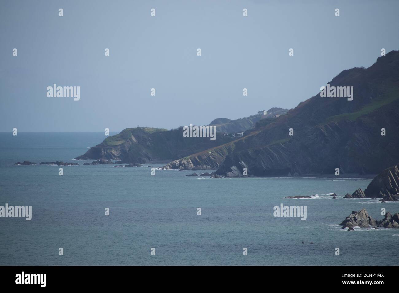 North Devon Coastline Stock Photo - Alamy