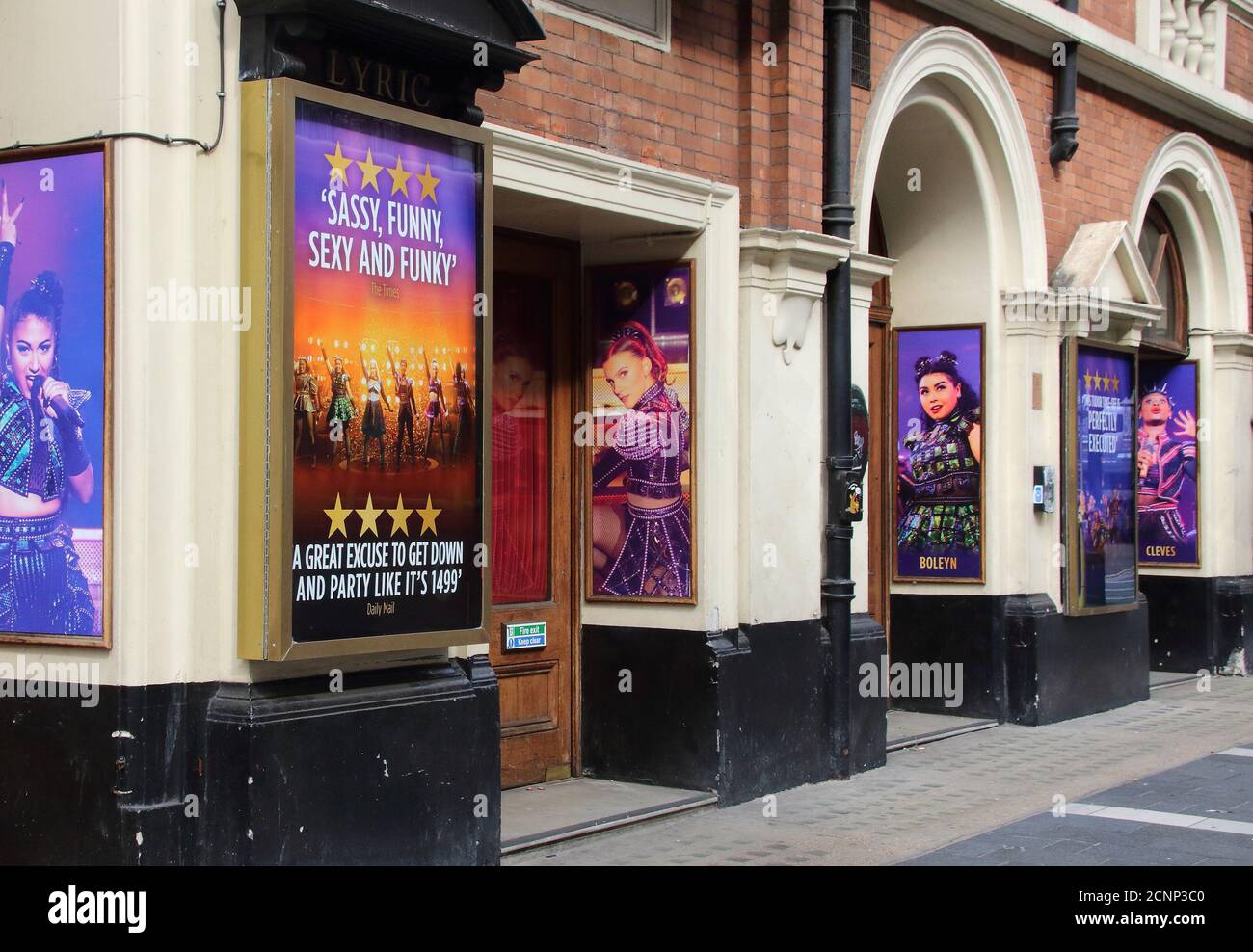 London. UK. The musical Six, in which Henry VIII’'s wives return from ...