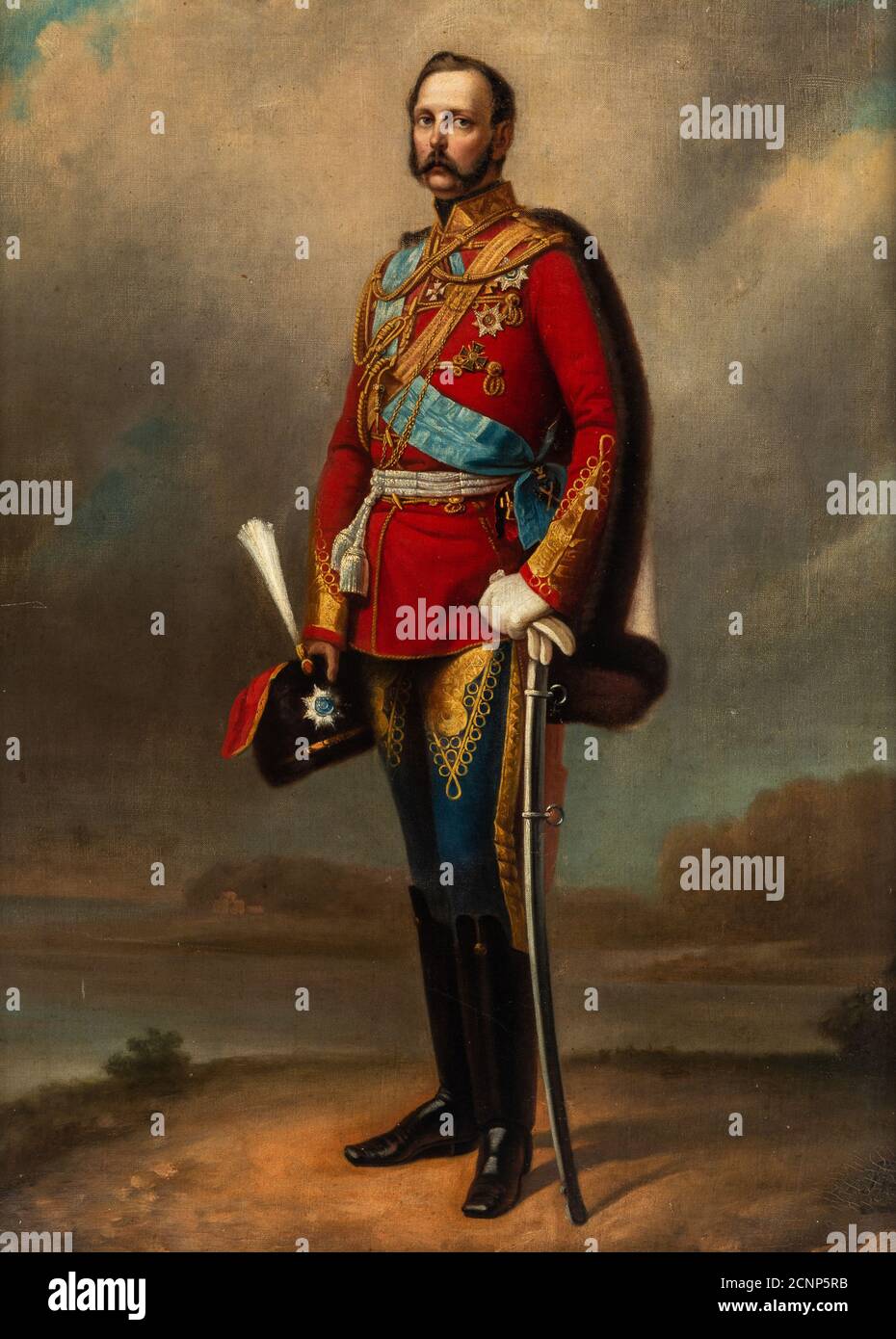 Portrait of Emperor Alexander II (1818-1881), Second Half of the 19th ...
