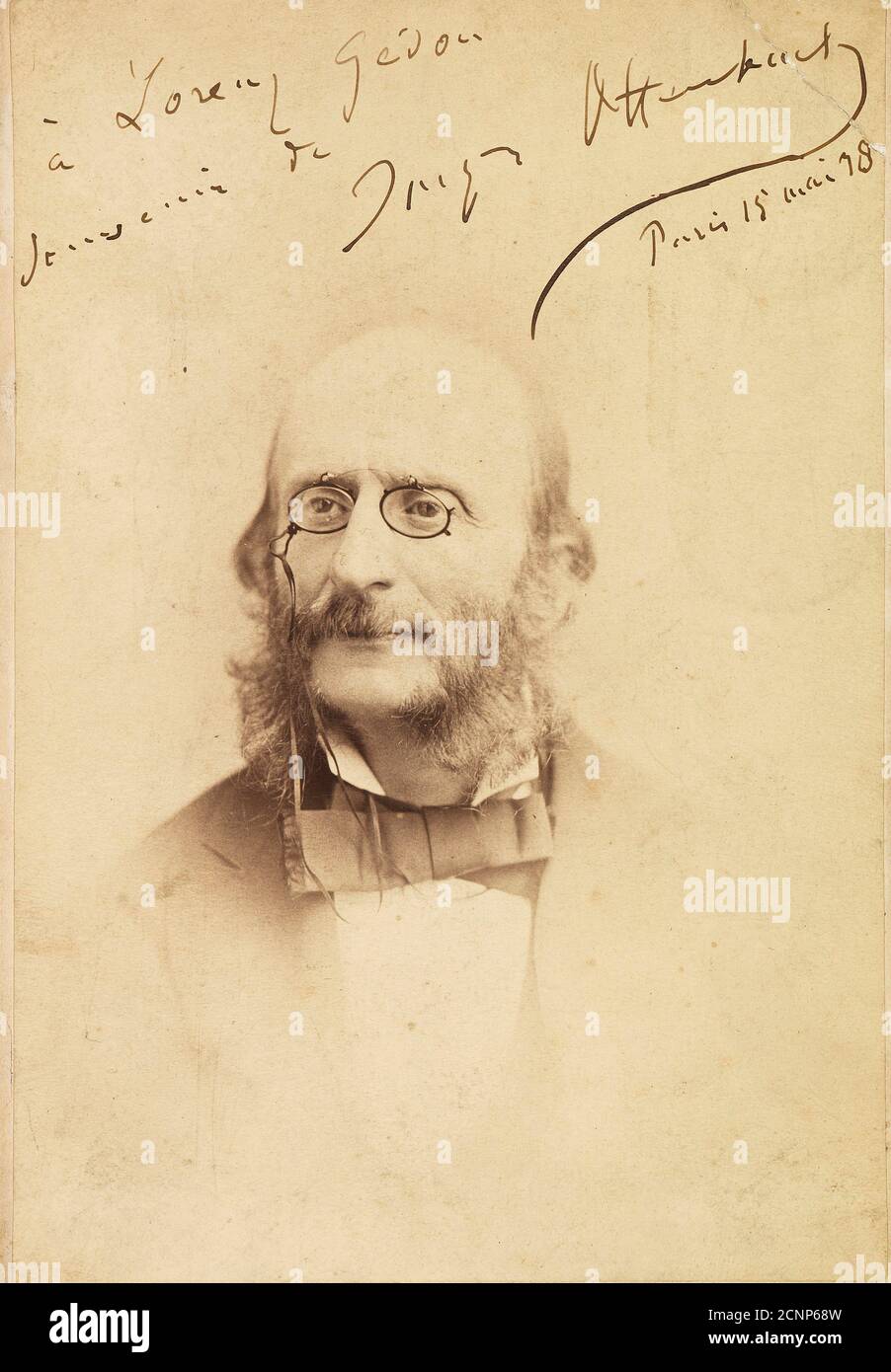 Portrait of Jacques Offenbach (1819-1880), 1878. Private Collection ...