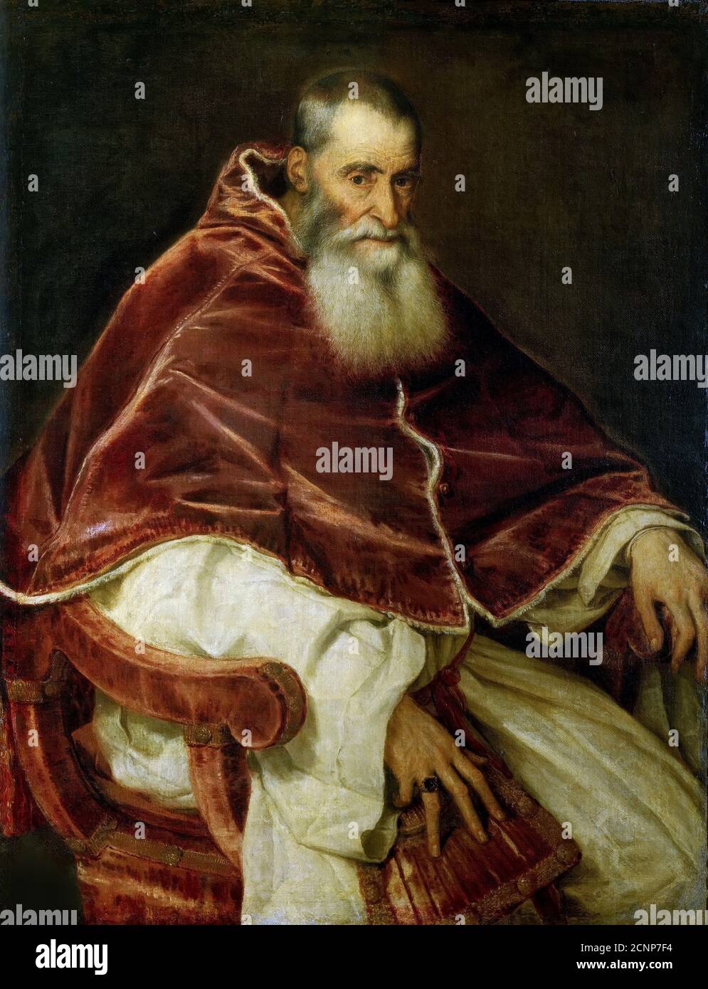 Portrait of Pope Paul III, 1543. Found in the collection of Museo di ...