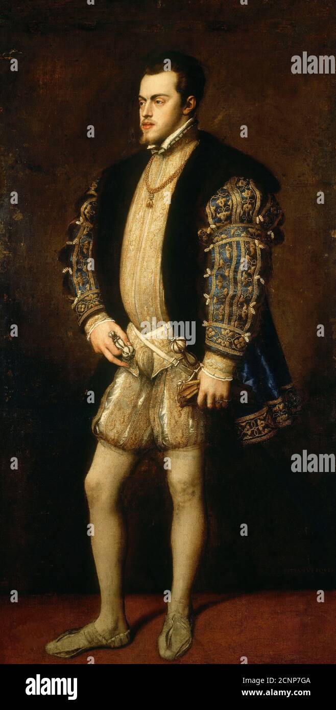 Philip of spain by titian hi-res stock photography and images - Alamy