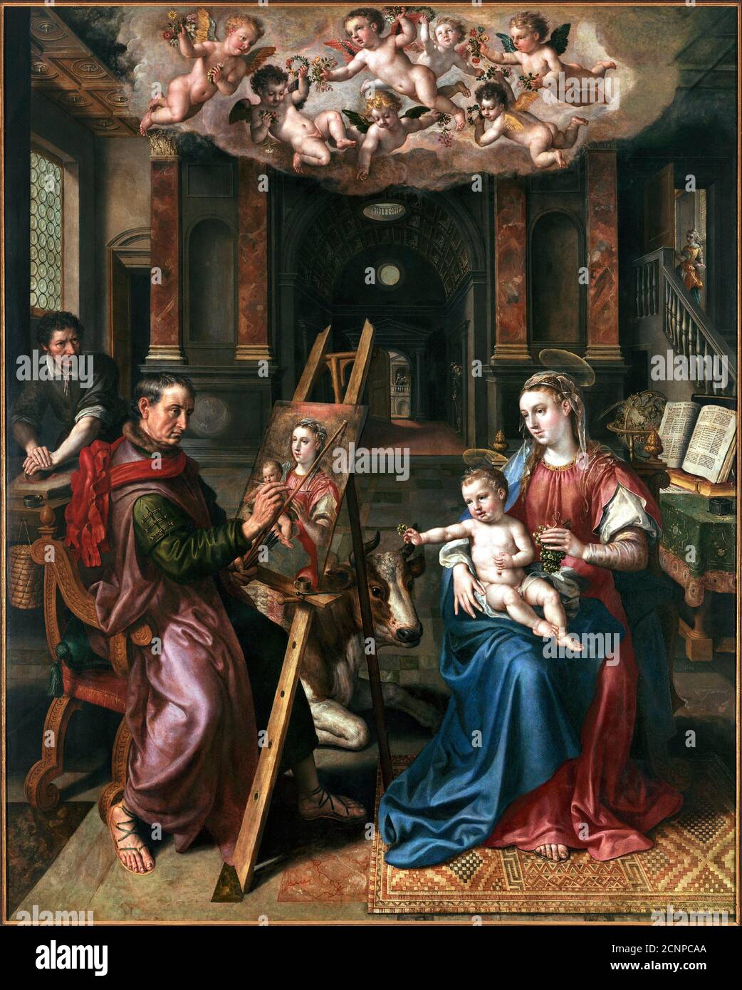 Saint luke drawing the virgin hi-res stock photography and images - Alamy