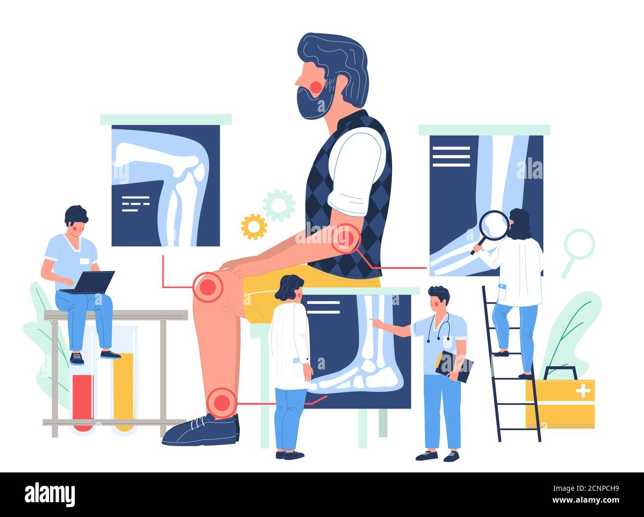 Orthopedist cartoon hi-res stock photography and images - Alamy