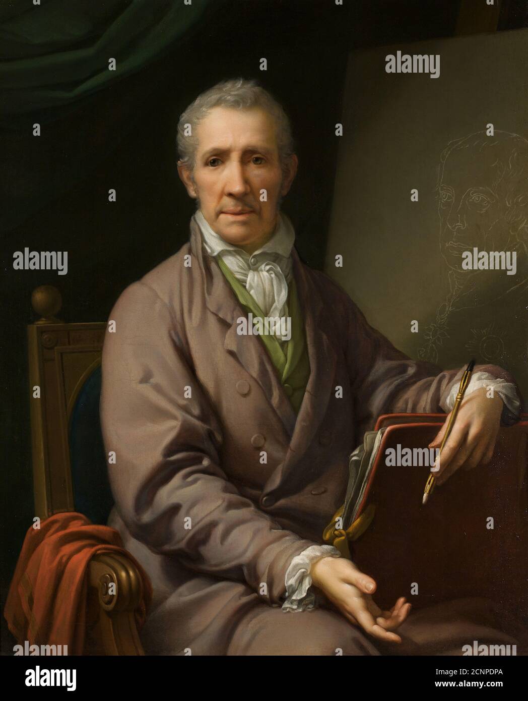 Self-Portrait at the Easel , 1828. Found in the collection of ...