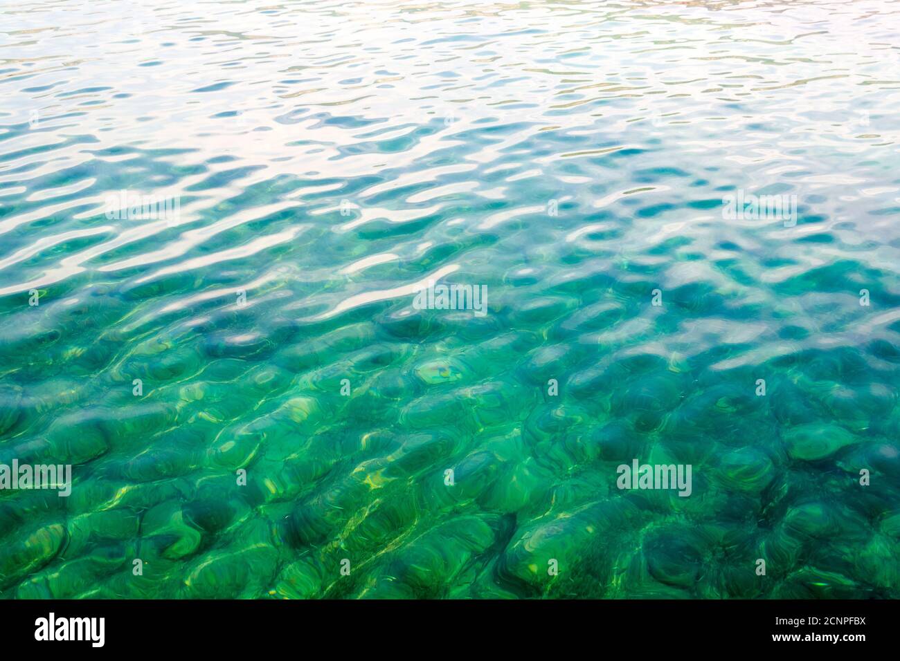 Underwater sea background. Blue transparent turquoise water. Tropical ...