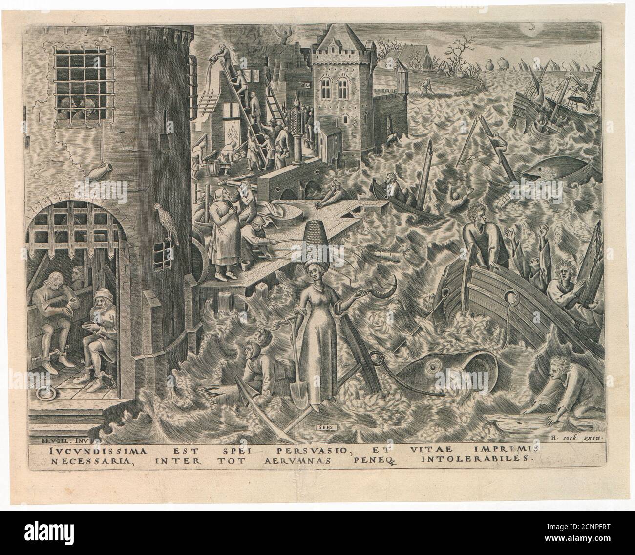 Spes (Hope) from The Seven Virtues, 1559. Private Collection Stock ...