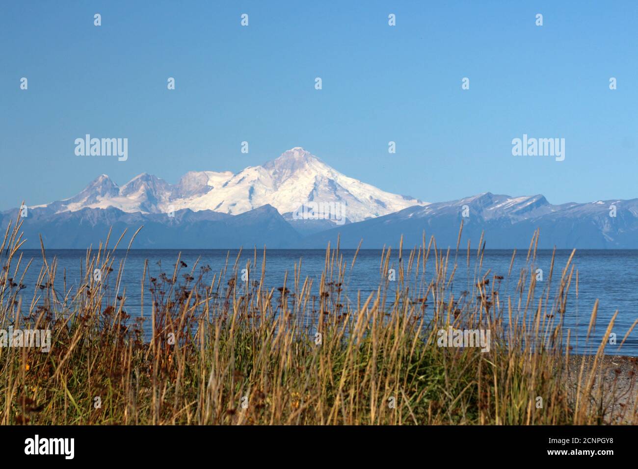 Alaska, Mount Iliamna, Cook Inlet, United States Stock Photo - Alamy