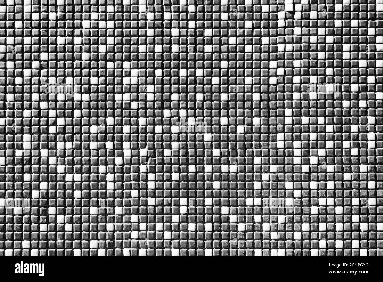Mosaic tile wall pattern for background. Pixel texture Stock Photo - Alamy
