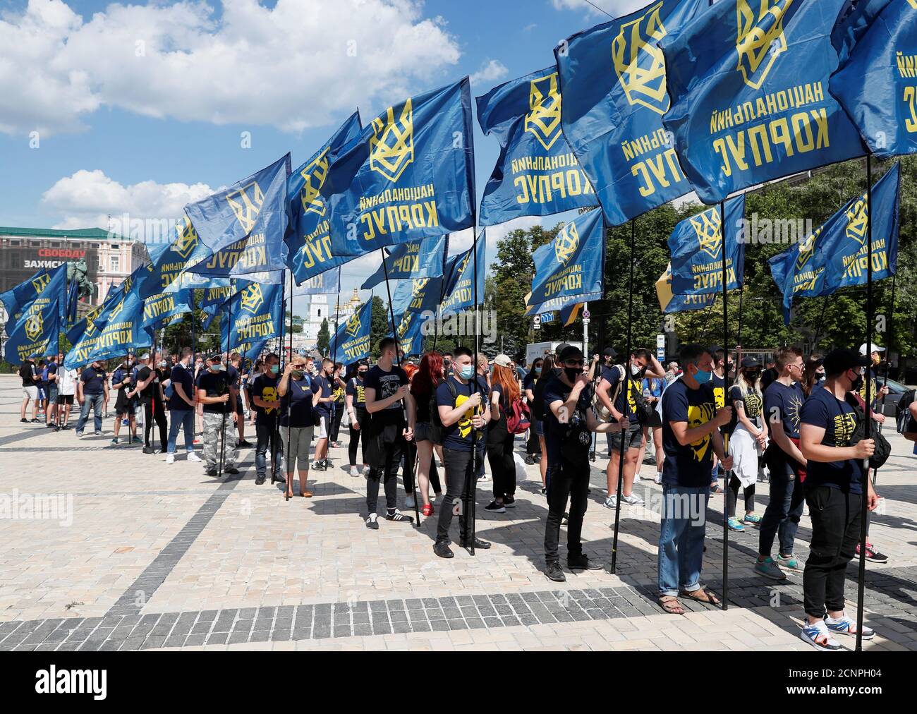 Demand demand ban of pro russian parties hi-res stock photography and ...