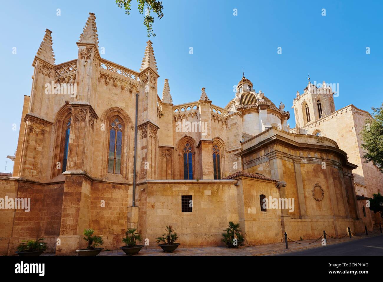 Tarragona Cathedral, City, Tarragona, Catalonia, Spain, Europe Stock ...