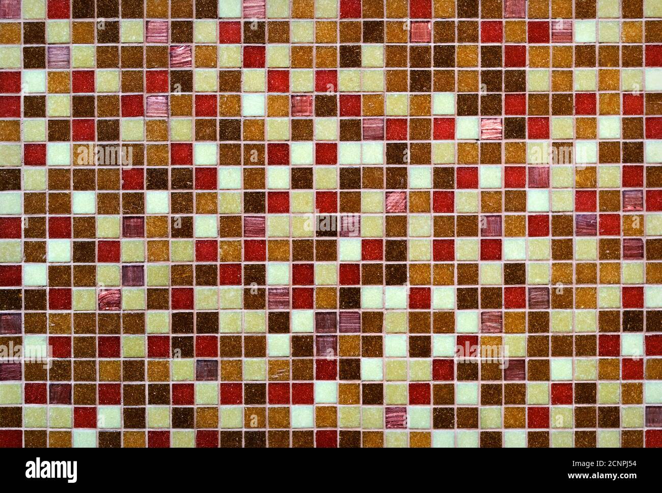 Mosaic colored tile wall pattern for background. Pixel texture Stock ...