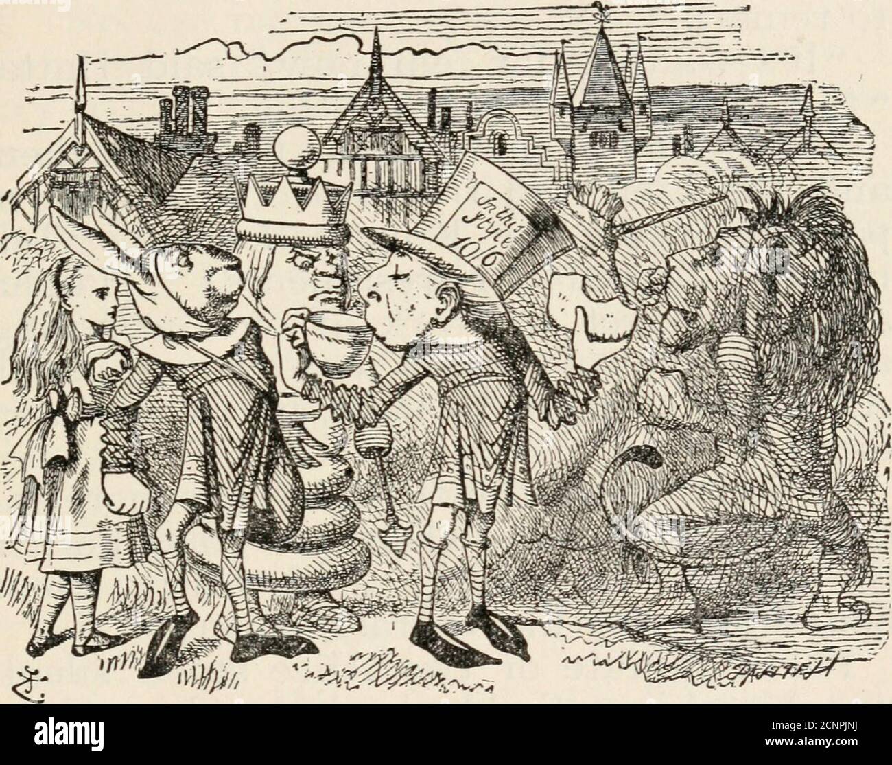 Alice and unicorn hi-res stock photography and images - Alamy