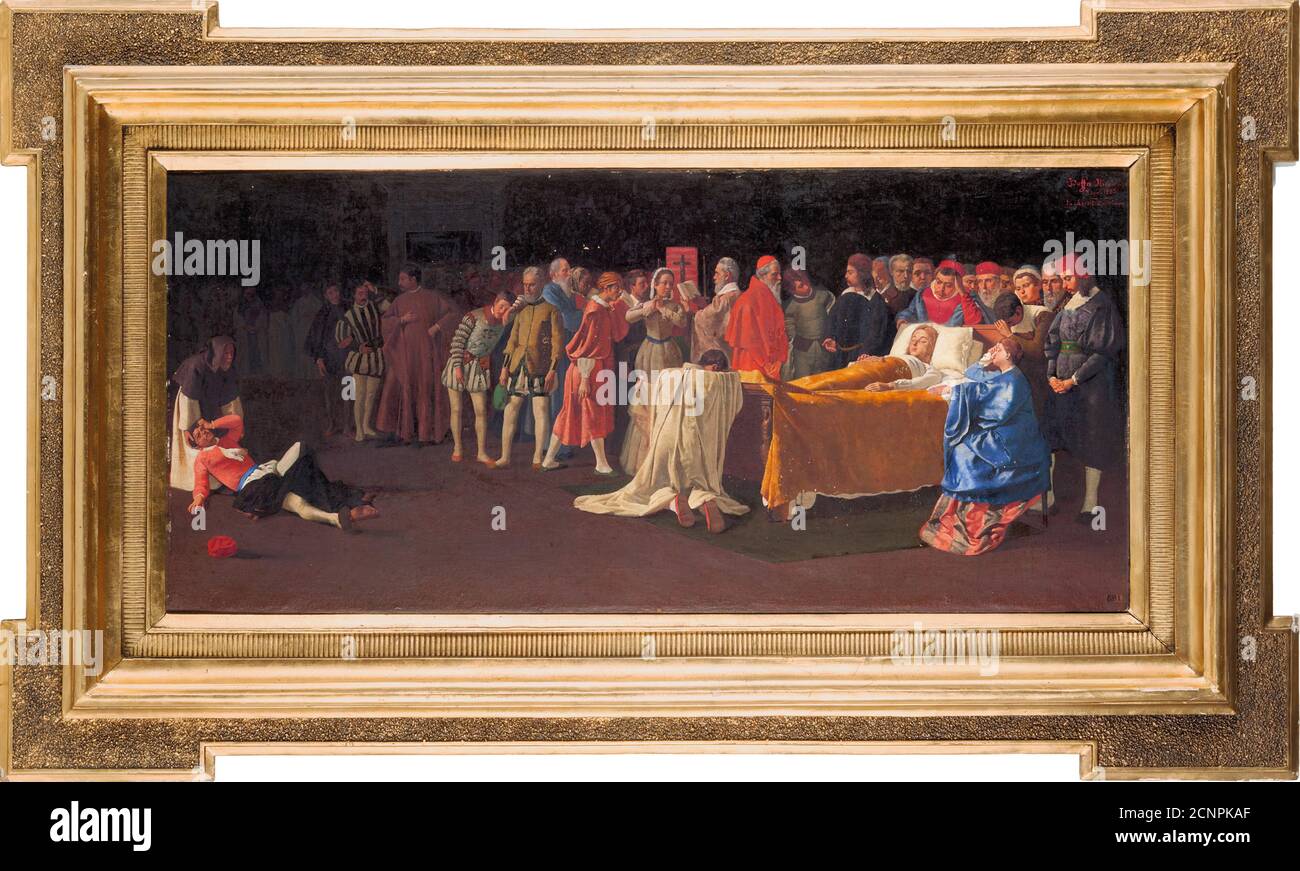 The Death of Raphael, 1885. Private Collection Stock Photo - Alamy