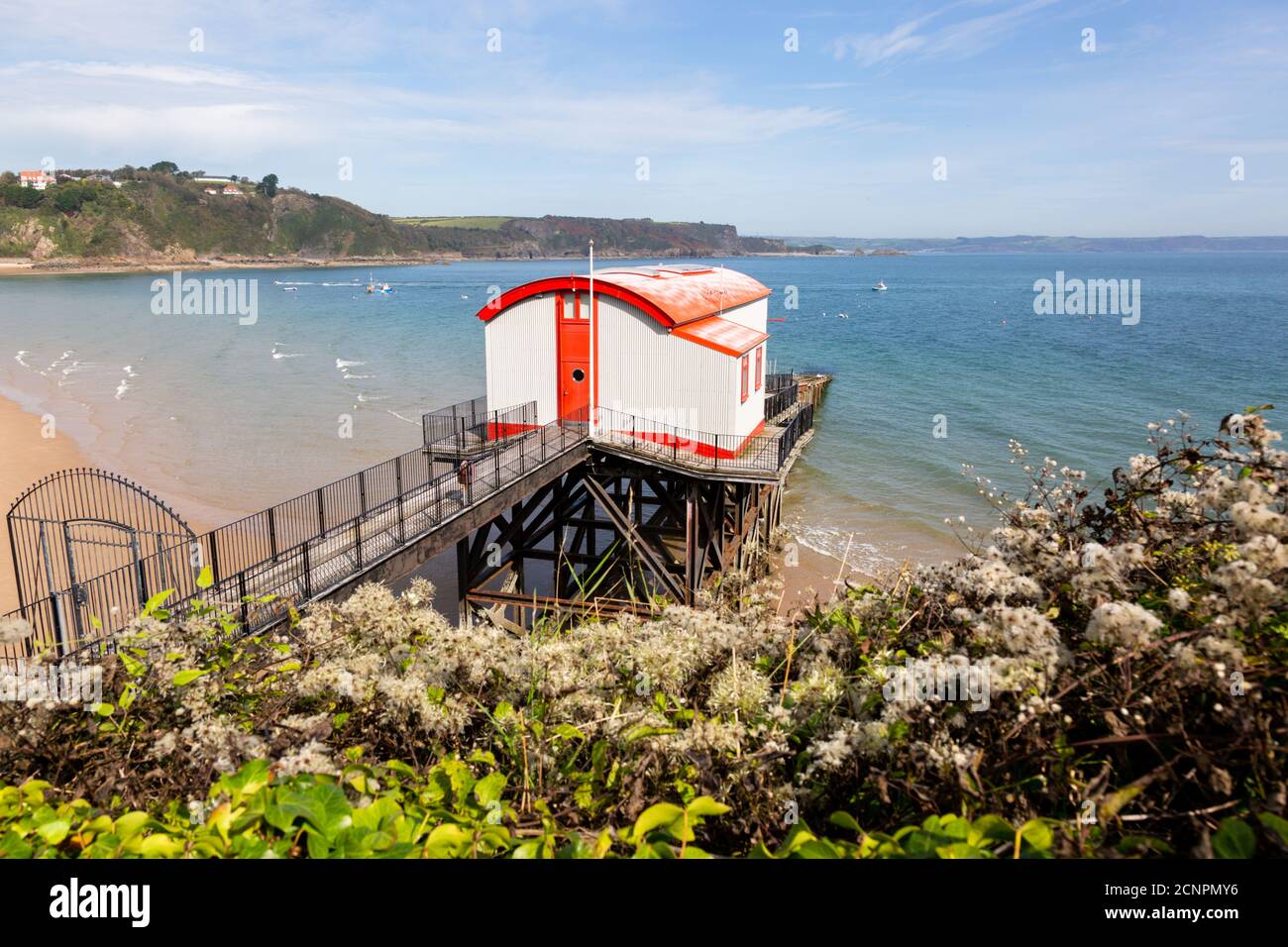 The former RNLI lifeboat station, Tenby, Pembrokeshire, Wales, UK Stock ...