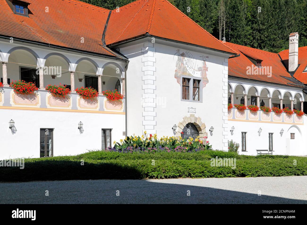 The Kartause Gaming, an old historic monastery in Lower Austria Stock ...