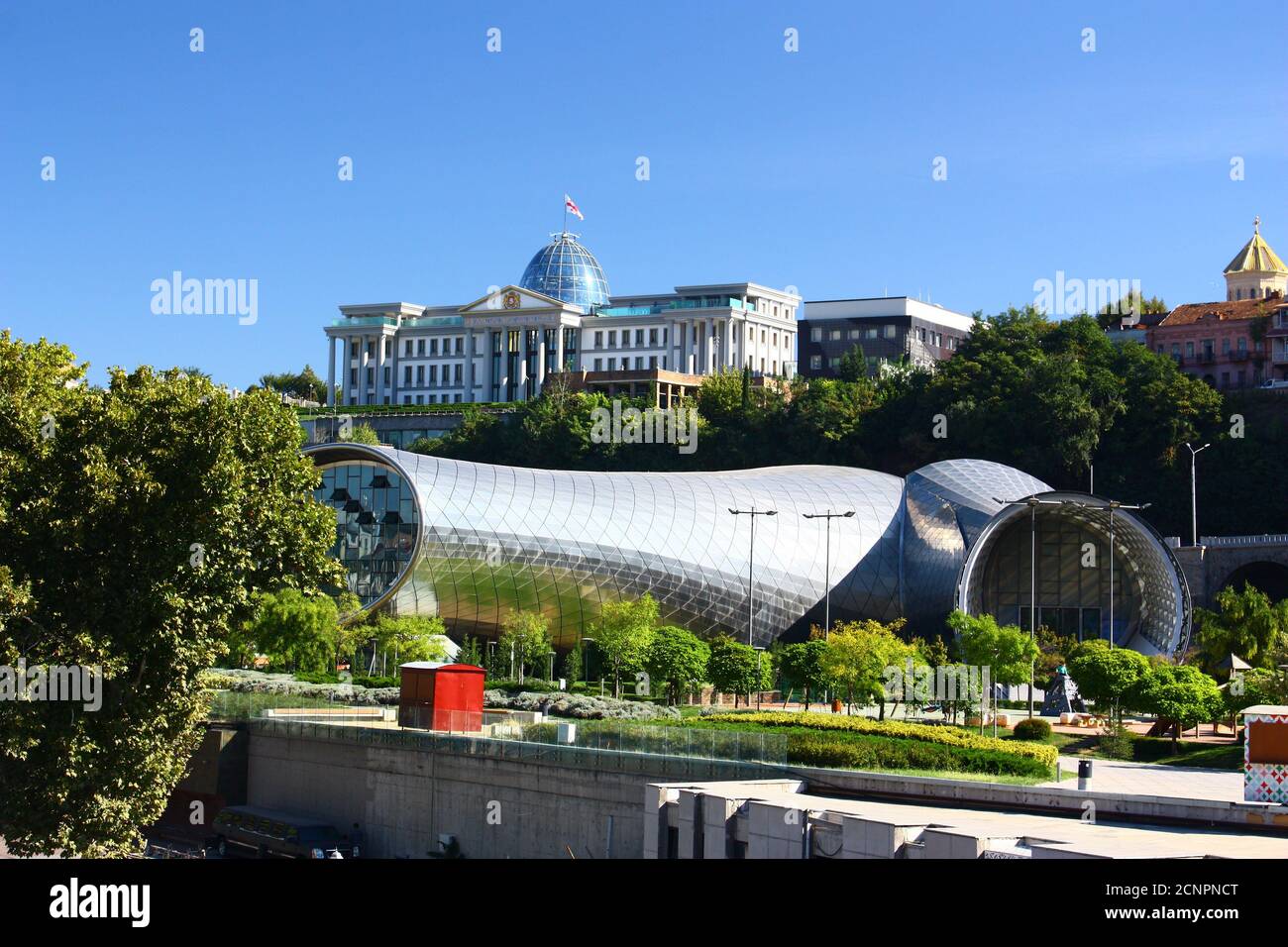 Philharmonic Building In Tbilisi, the capital of Georgia Stock Photo ...
