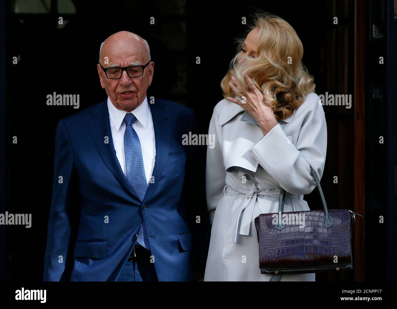 Jerry Hall And Rupert Murdoch High Resolution Stock Photography and ...