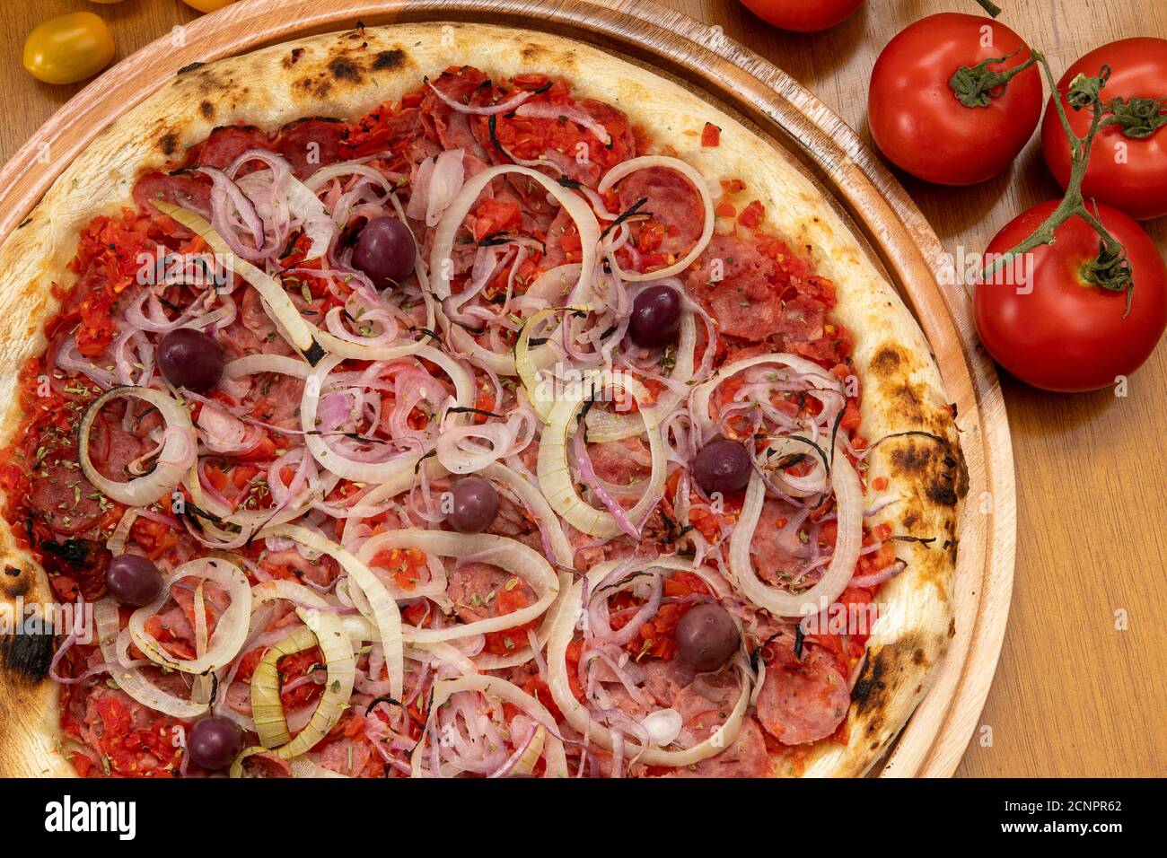 Pizza De Calabresa Pizzaria