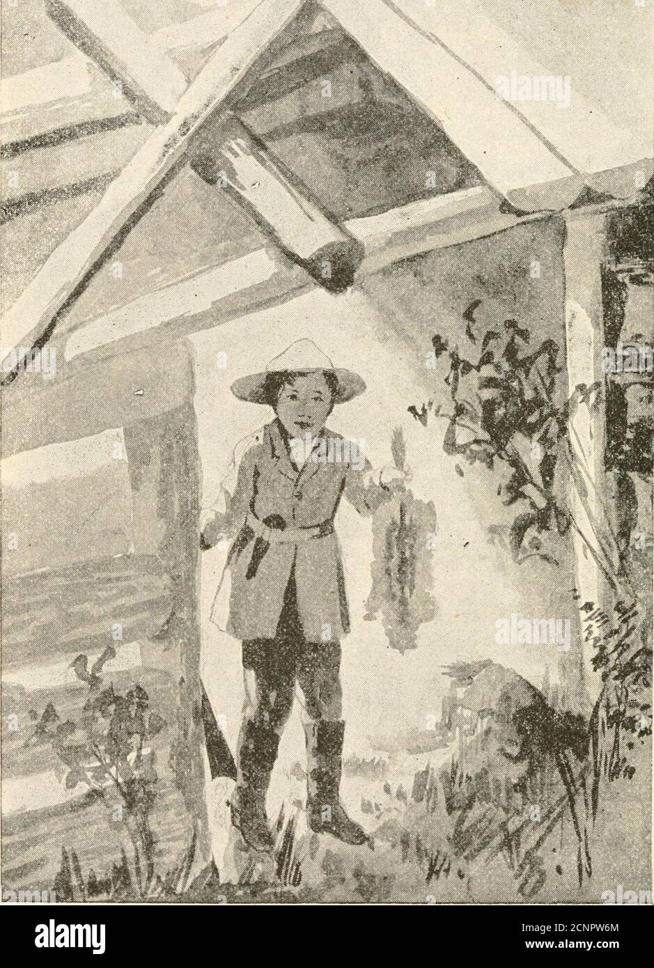 . The young newspaper scout. An interesting narrative of a boy's ...