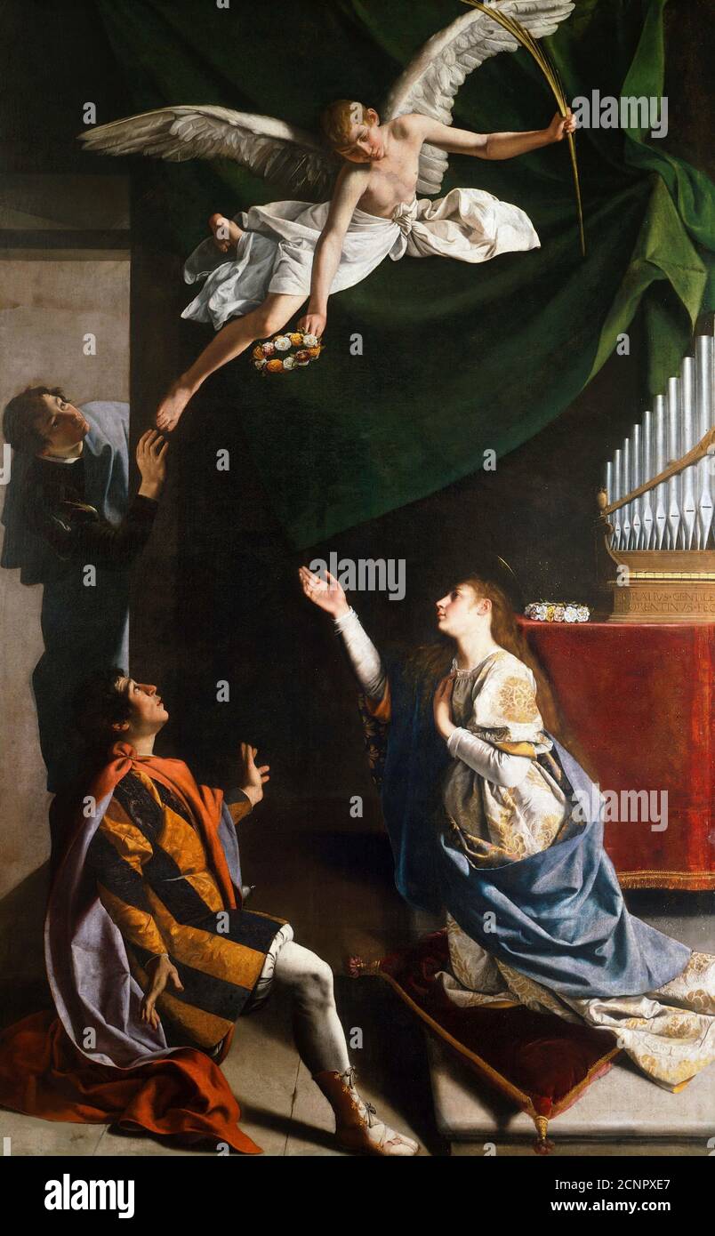 The Holy Martyrs Cecilia, Valerian and Tiburtius, 1606-1607. Found in ...