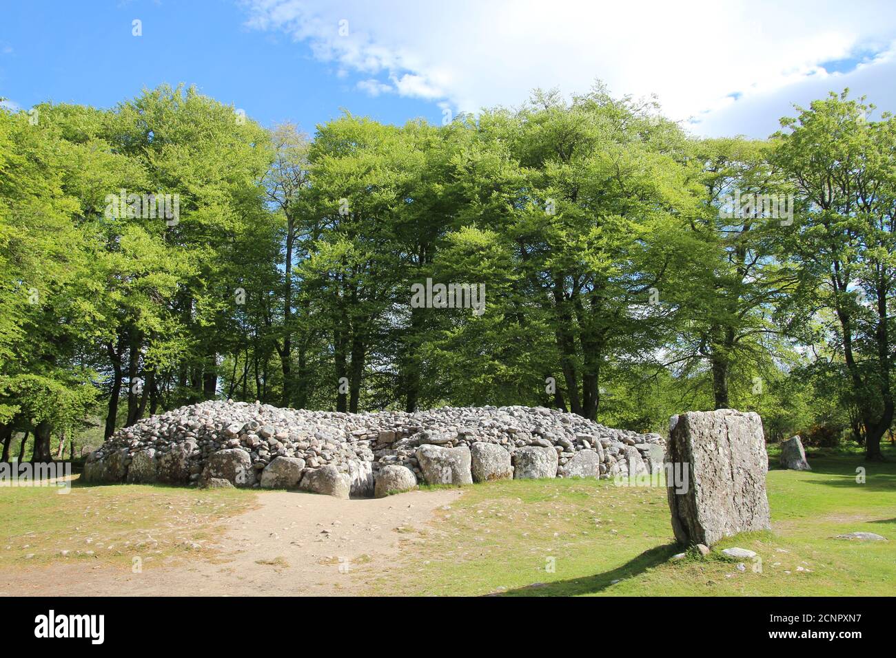 Balnuaran of Clava, Scotland Stock Photo - Alamy