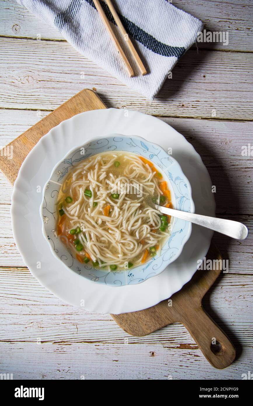 How to make nepali thukpa hi-res stock photography and images - Alamy