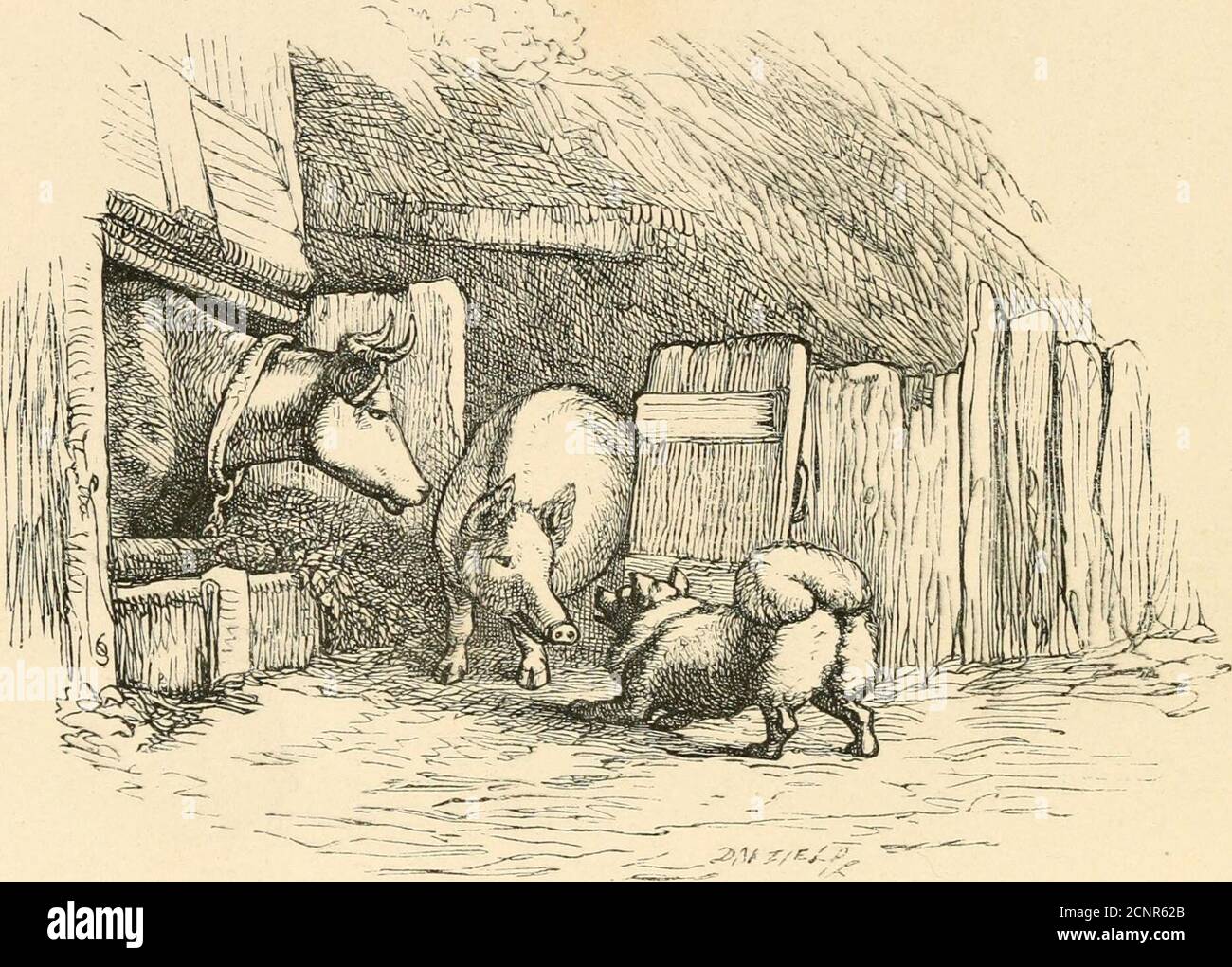 . Picture fables . MONKEY AND BOY. BOY. Up in the apple-tree, what do ...