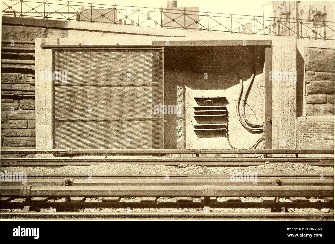 . The Street railway journal . TYPICAL PIPE CONDUIT, LOOKING NORTH FROM ...