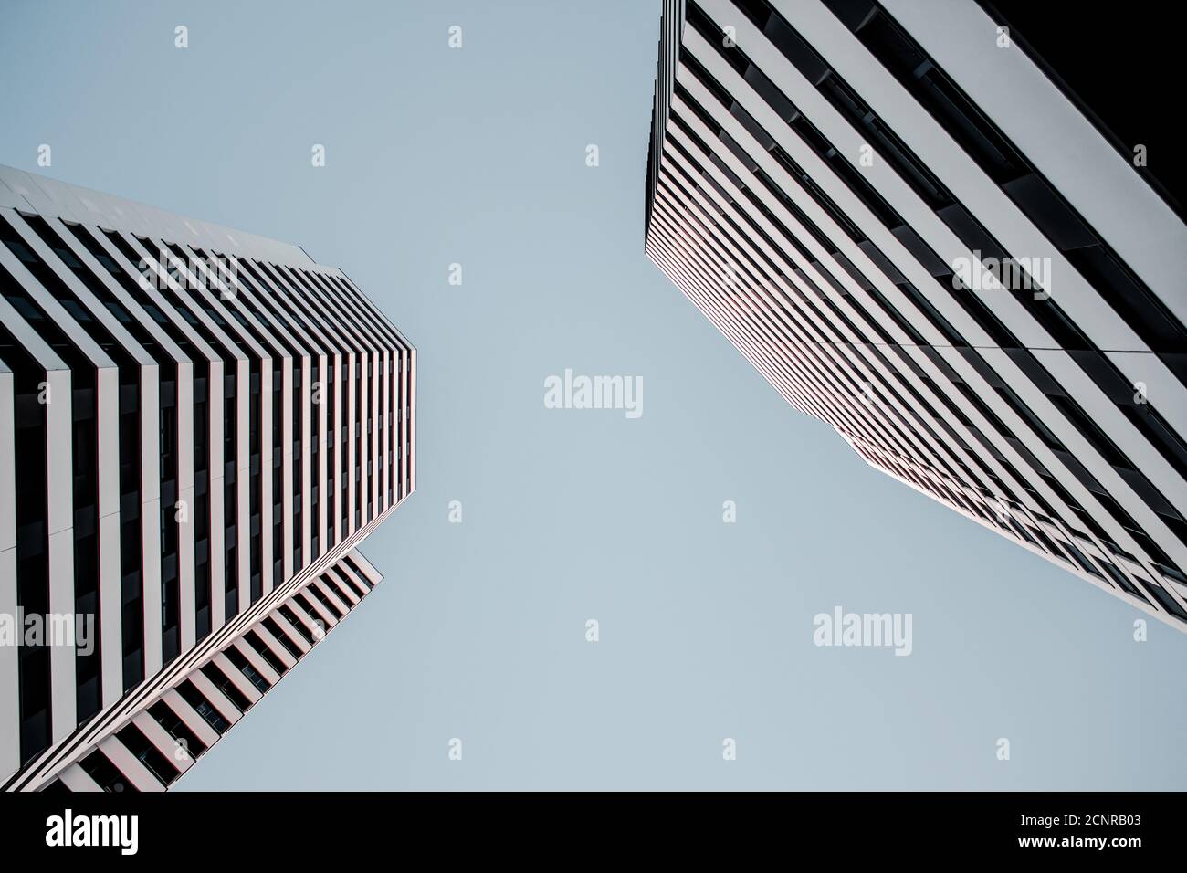 White building in perspective Stock Photo - Alamy