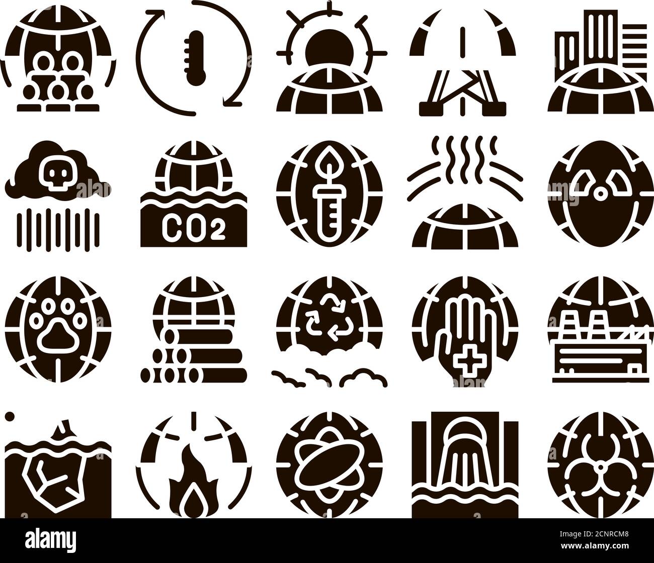 Environmental Problems Glyph Icons Set Vector Stock Vector Image & Art ... Environmental Problems Glyph Icons Set Vector Stock Vector Image & Art ...