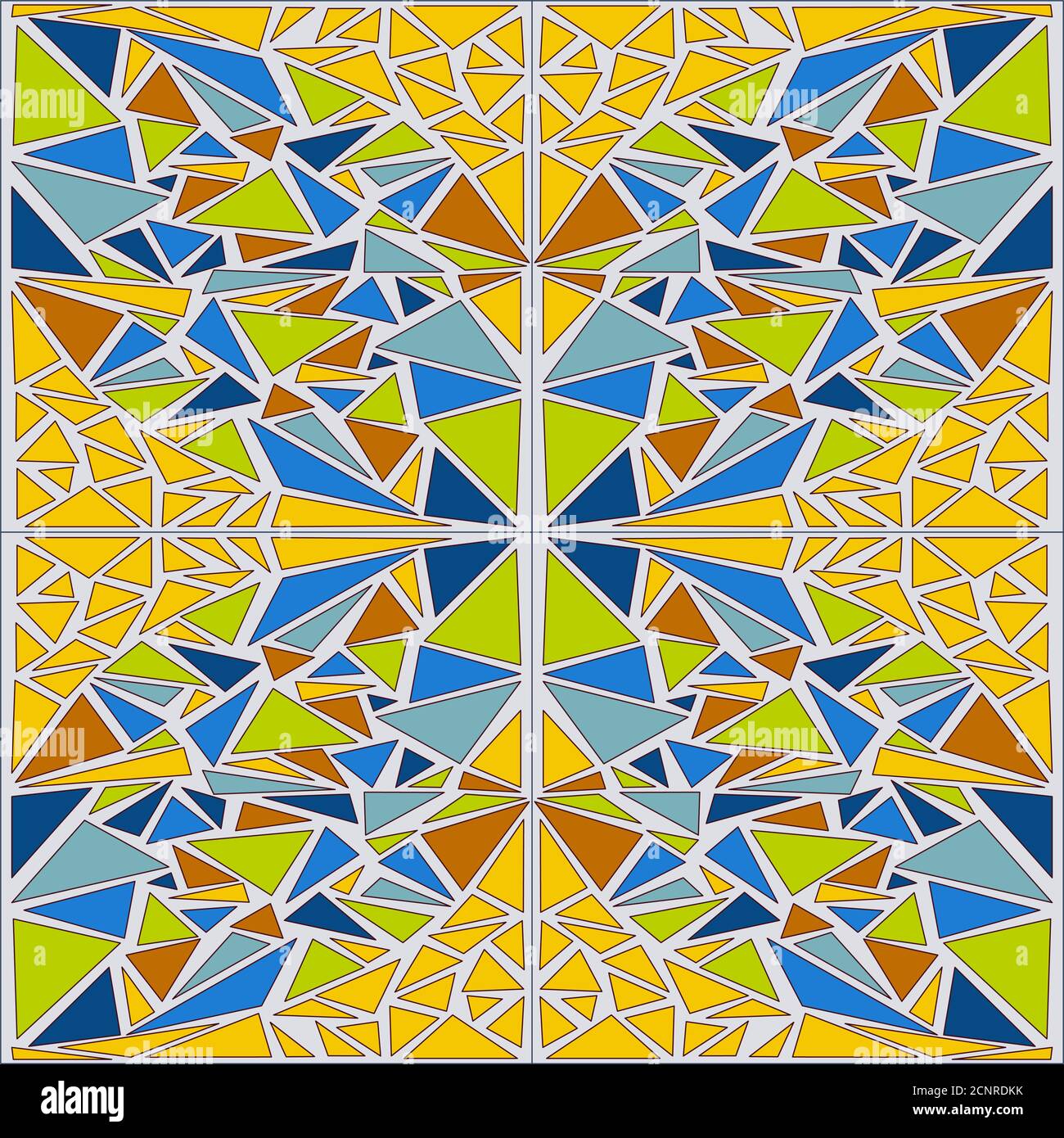 Mosaic square vector illustration. Colorful isolated pattern. Print on ...