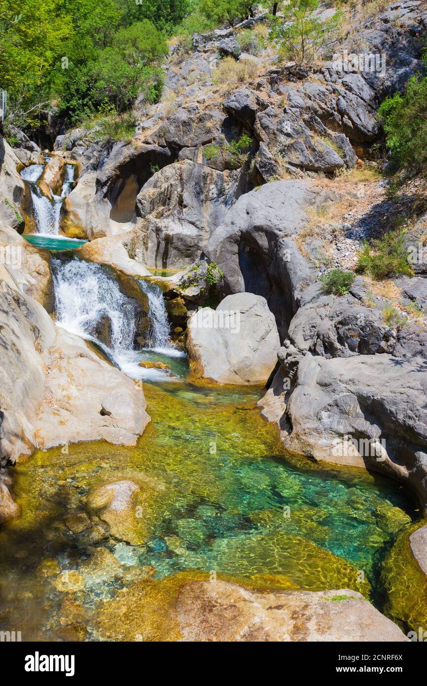 Sapadere canyon and beautiful waterfall, Alanya, Turkey Stock Photo - Alamy