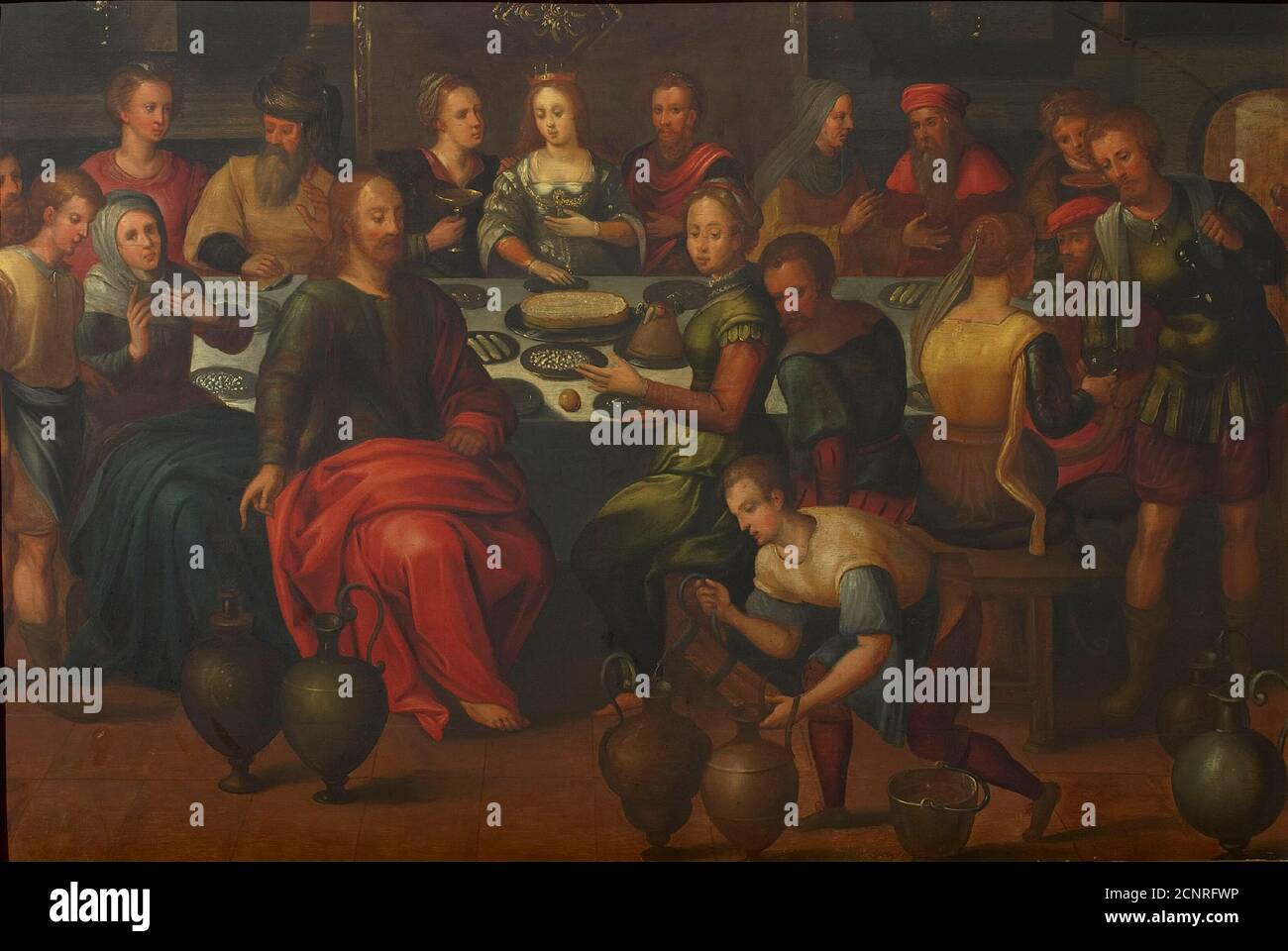 The Wedding Feast at Cana. Found in the collection of Maagdenhuismuseum, Antwerp Stock Photo - Alamy