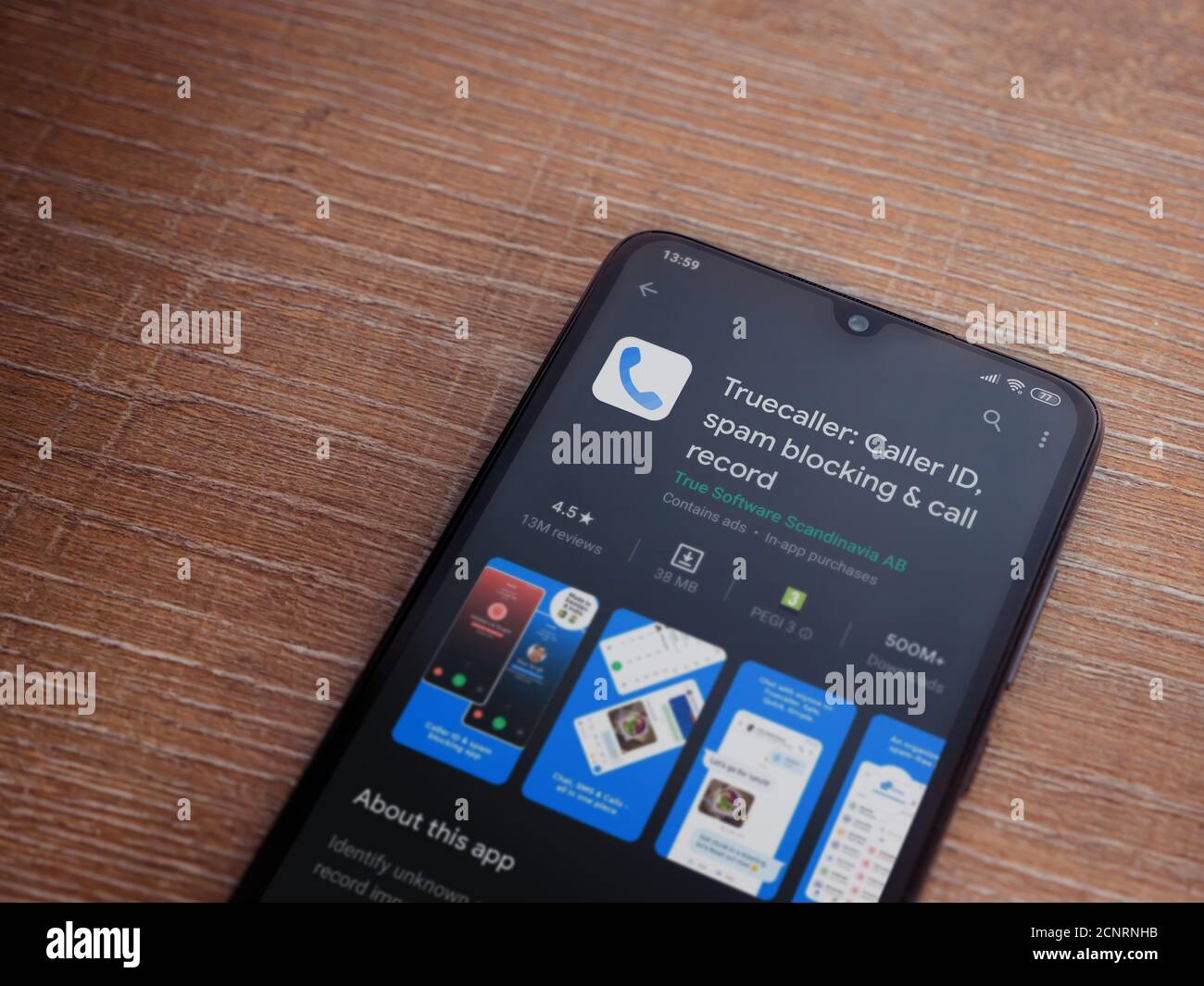 Truecaller logo hi-res stock photography and images - Alamy