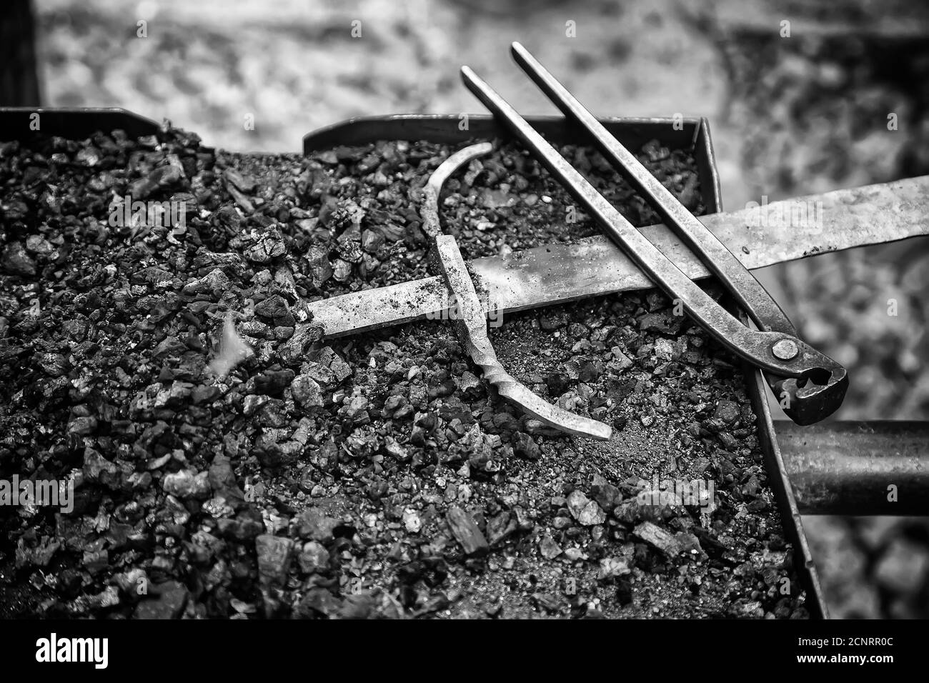 Hammer forged Black and White Stock Photos & Images - Alamy