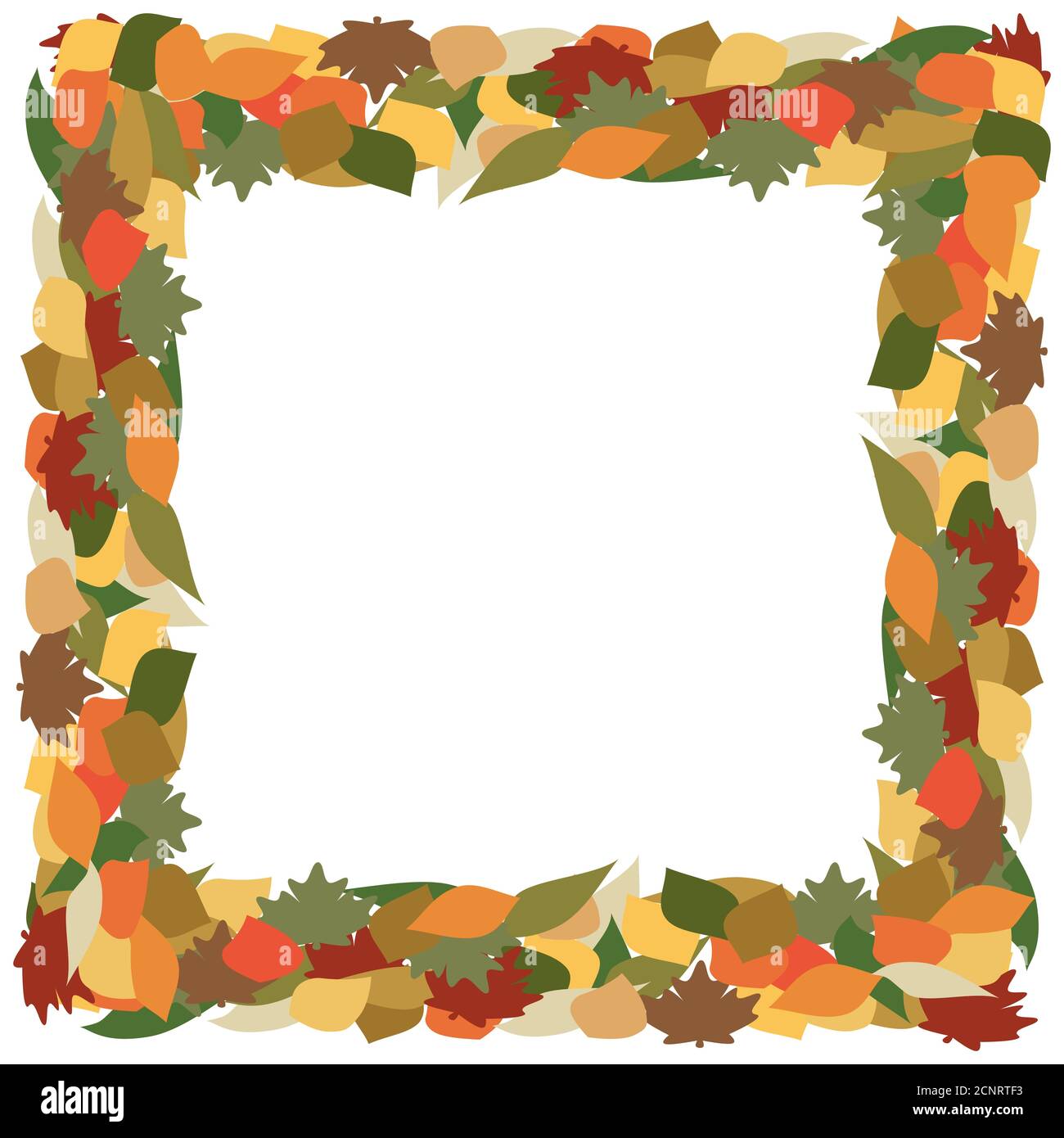 Square leaf border Cut Out Stock Images & Pictures - Alamy