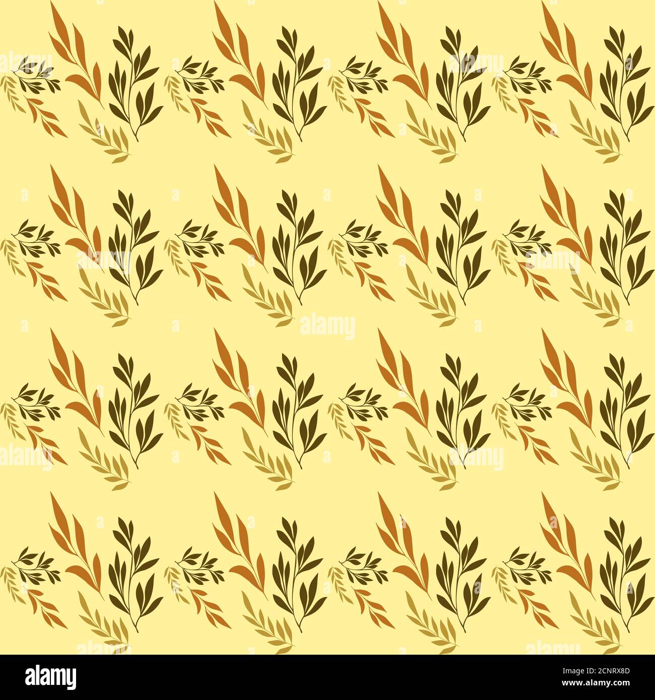 Fall leaves seamless pattern for textile and cover design. Autumn ...