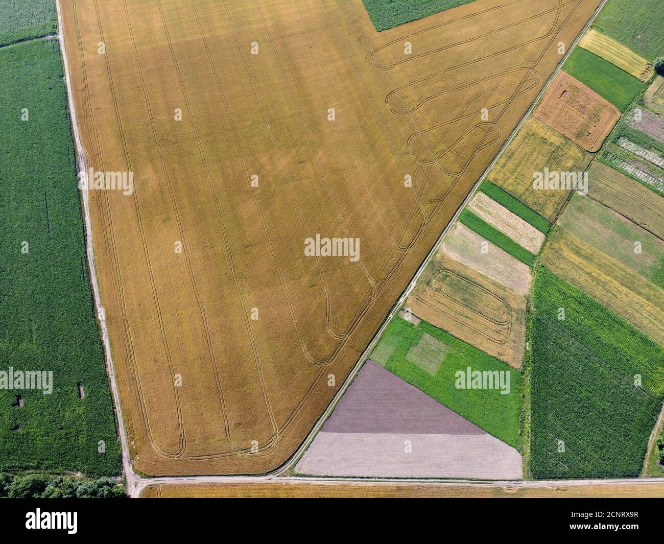 Agriculture aerial fields shapes hi-res stock photography and images ...