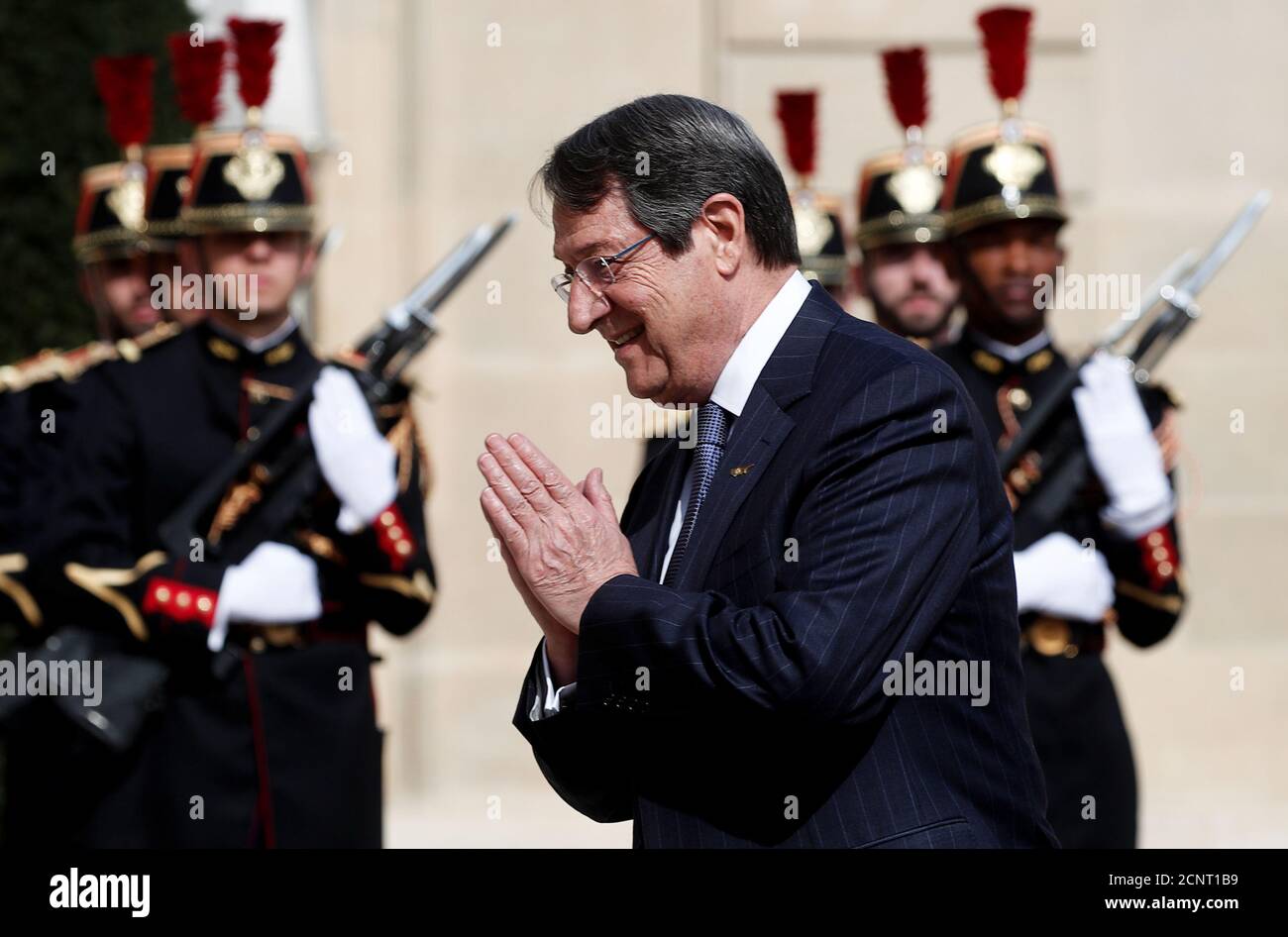 Nicos anastasiades walking hi-res stock photography and images - Alamy