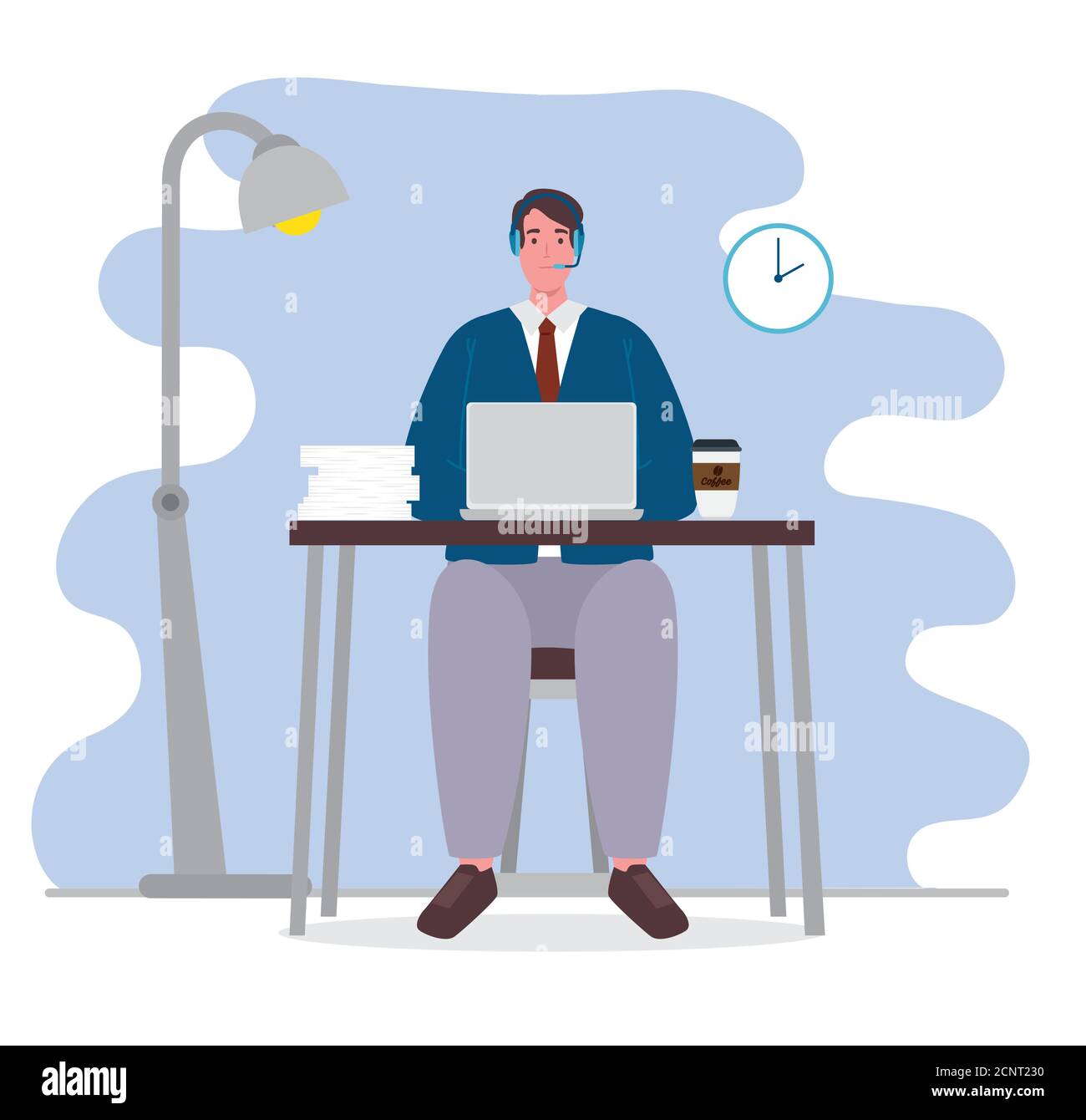 Teleworking resources Stock Vector Images - Alamy