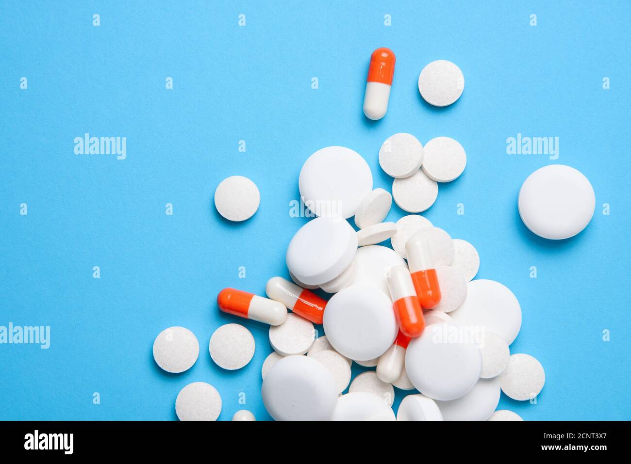 Assorted antibiotics, tablets and pills medications pharmacology Stock ...