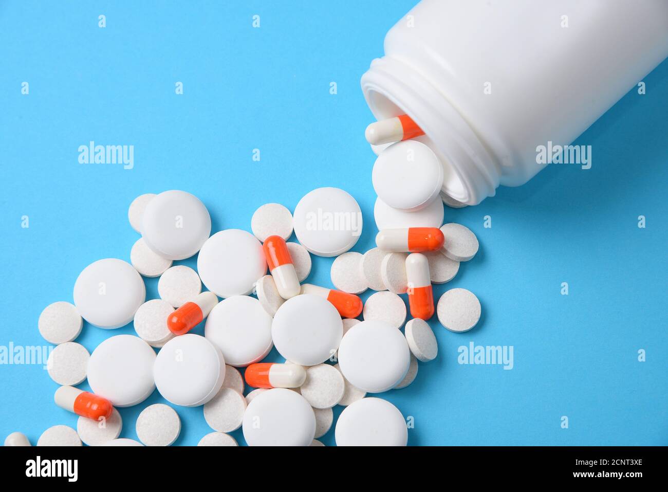 Assorted antibiotics, tablets and pills medications pharmacology Stock ...