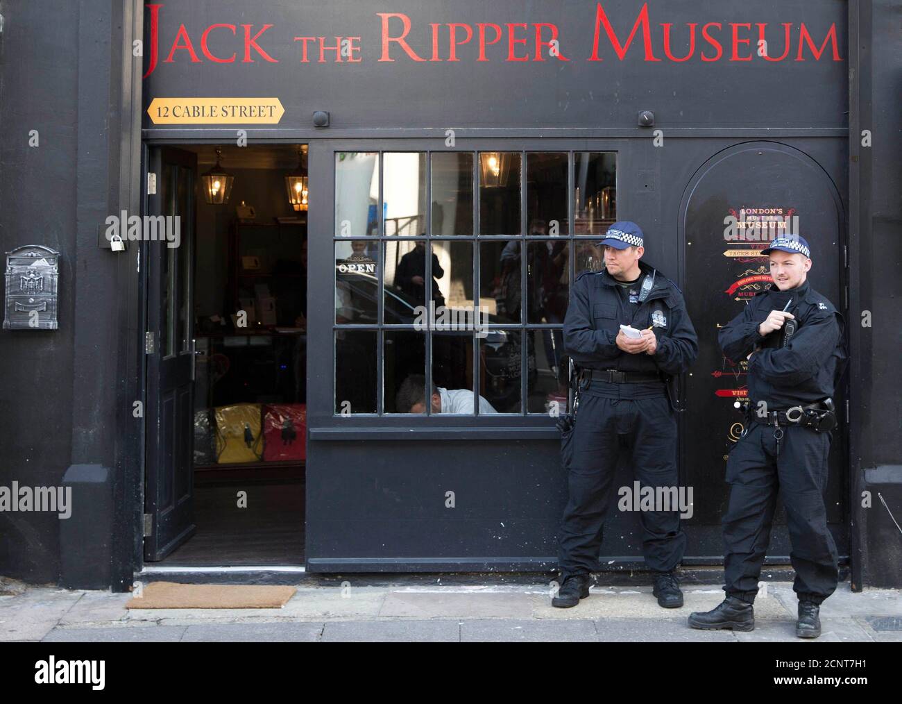 Jack the ripper museum protest hi-res stock photography and images - Alamy